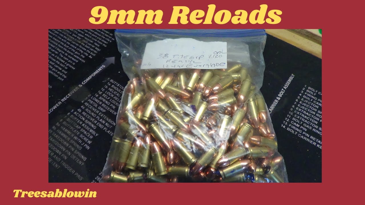 9mm Reloads - YouTube