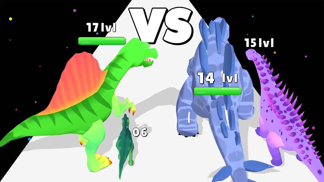 DINOSAUR EVOLUTION RUNNER /vs DINOSAUR RUN: Dino Evolution ∞ ASMR Gameplay Android iOS • Dino ...