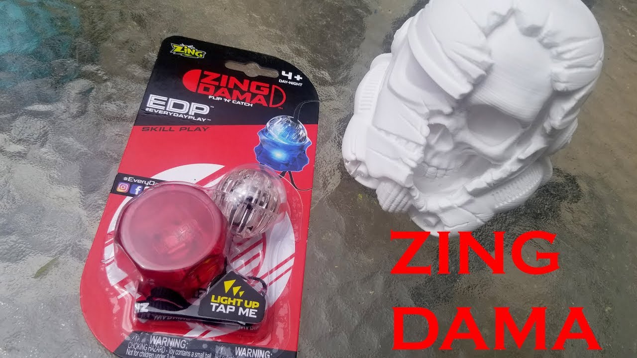 Zing Dama Unboxing and Review. Light Up RingDama Skilltoy. - YouTube