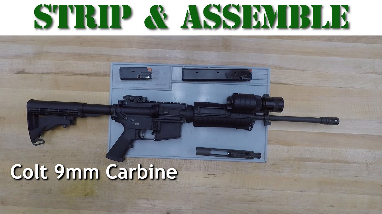 A detailed look at the Colt 9mm Carbine. - YouTube