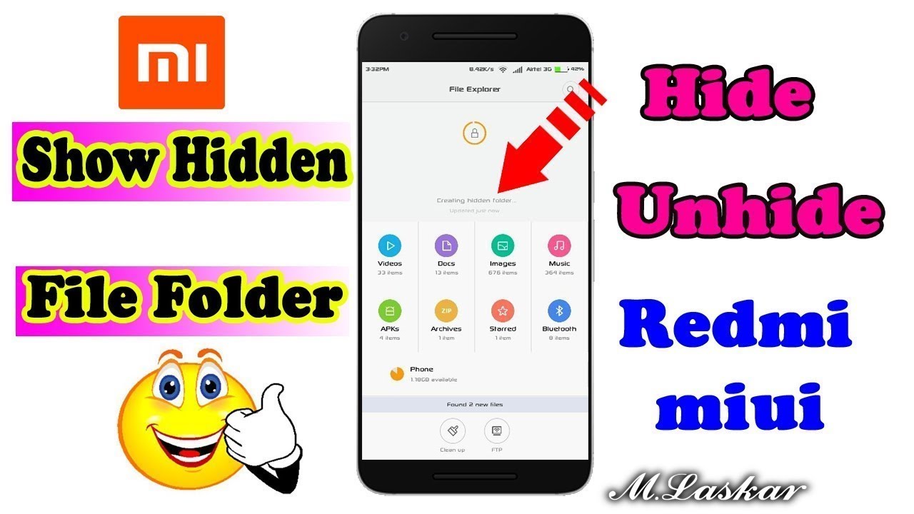 How to show hidden /Unhide Files Folders or Albums Video in redmi note ...