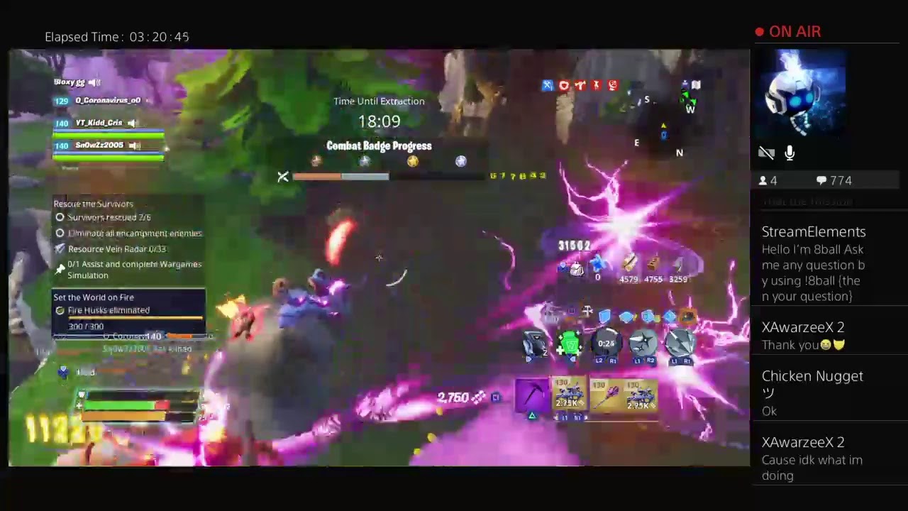 Fortnite save the world helping subs and viewers with SSD and all ...