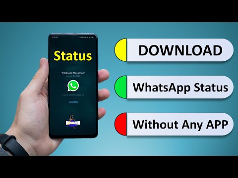 How to Download WhatsApp Status Videos & Photos Without any APP