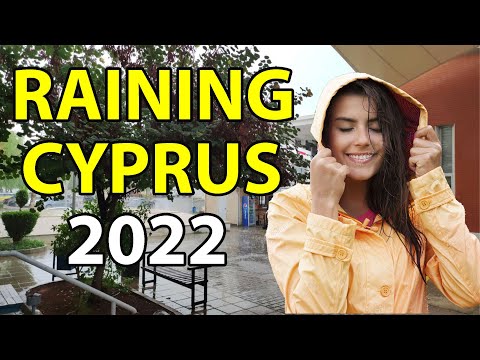 Raining in Cyprus 2022 | Raining | Raining sound | Nature sound | Best view