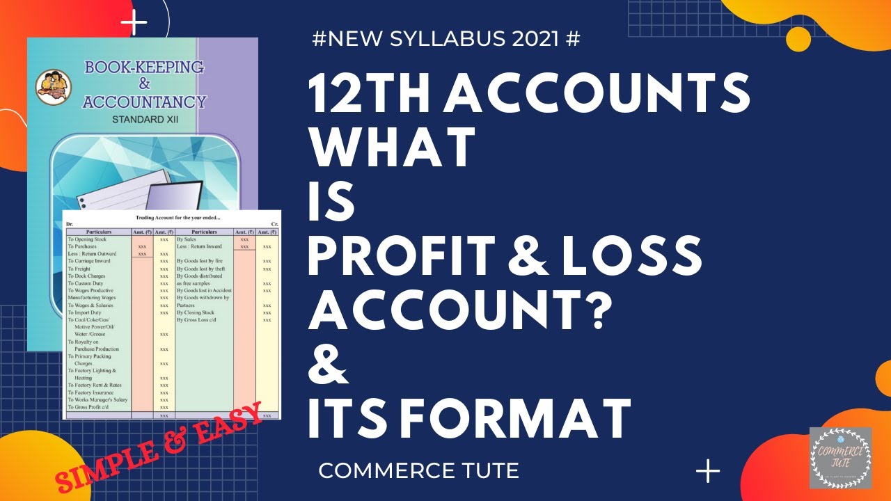 12th Accounts II What is Profit & Loss a/c -Format II Partnership Final ...
