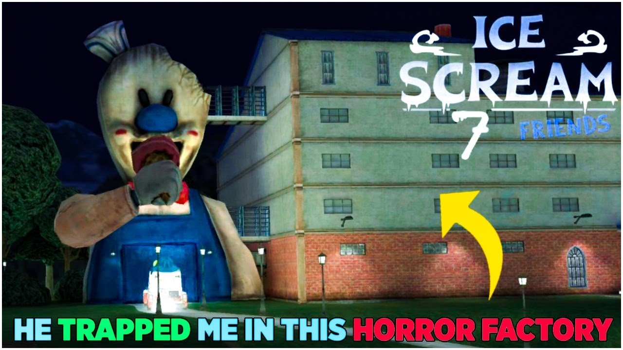 HE TRAPPED IN A HORROR ICE SCREAM FACTORY ‎| PART 1 - YouTube