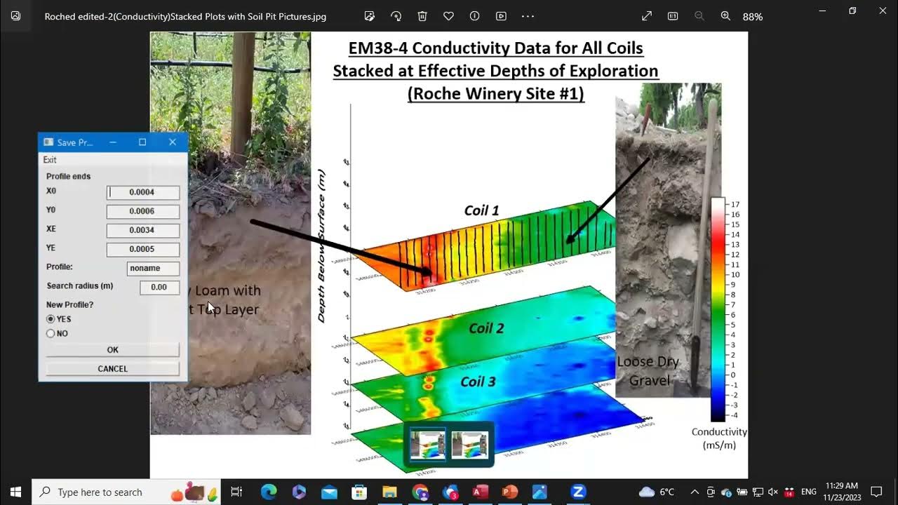 How to Create 2D Soil Profile Models in EM4Soil-G Inversion Software using Geonics EM38-4 Data ...