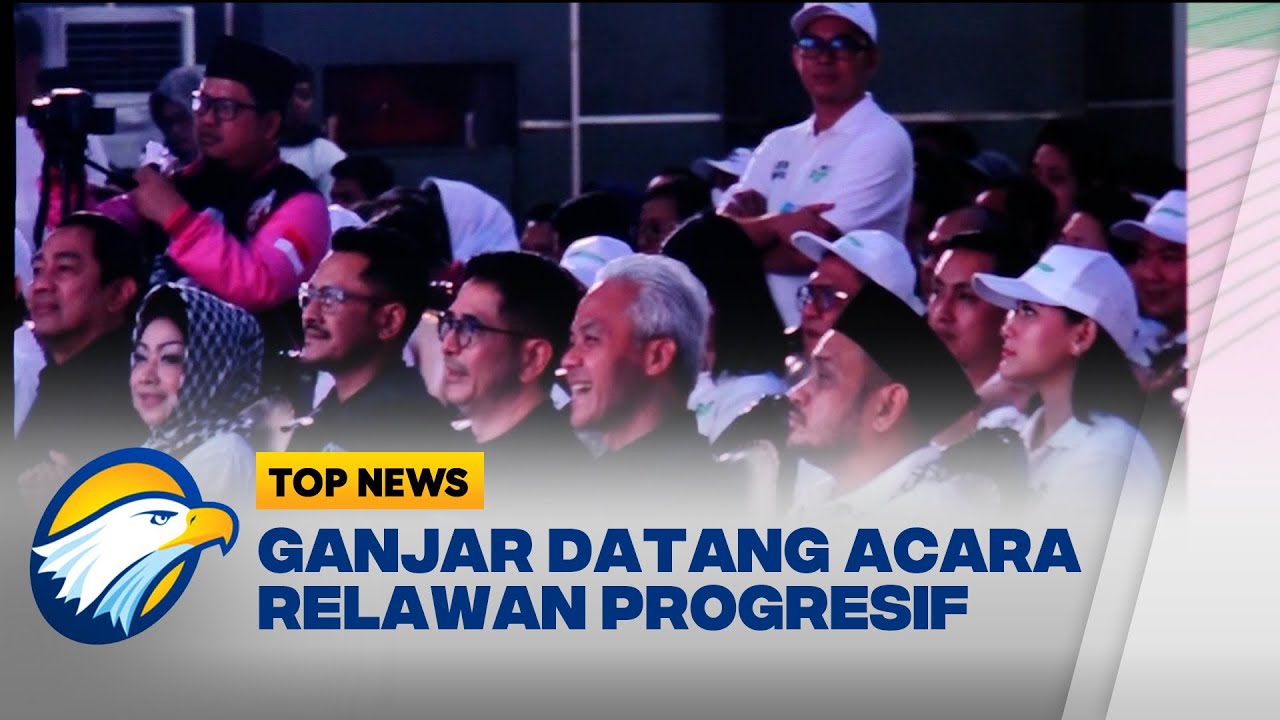 Ganjar Datang ke Acara Deklarasi 'Progresif' Relawan Ganjar - YouTube