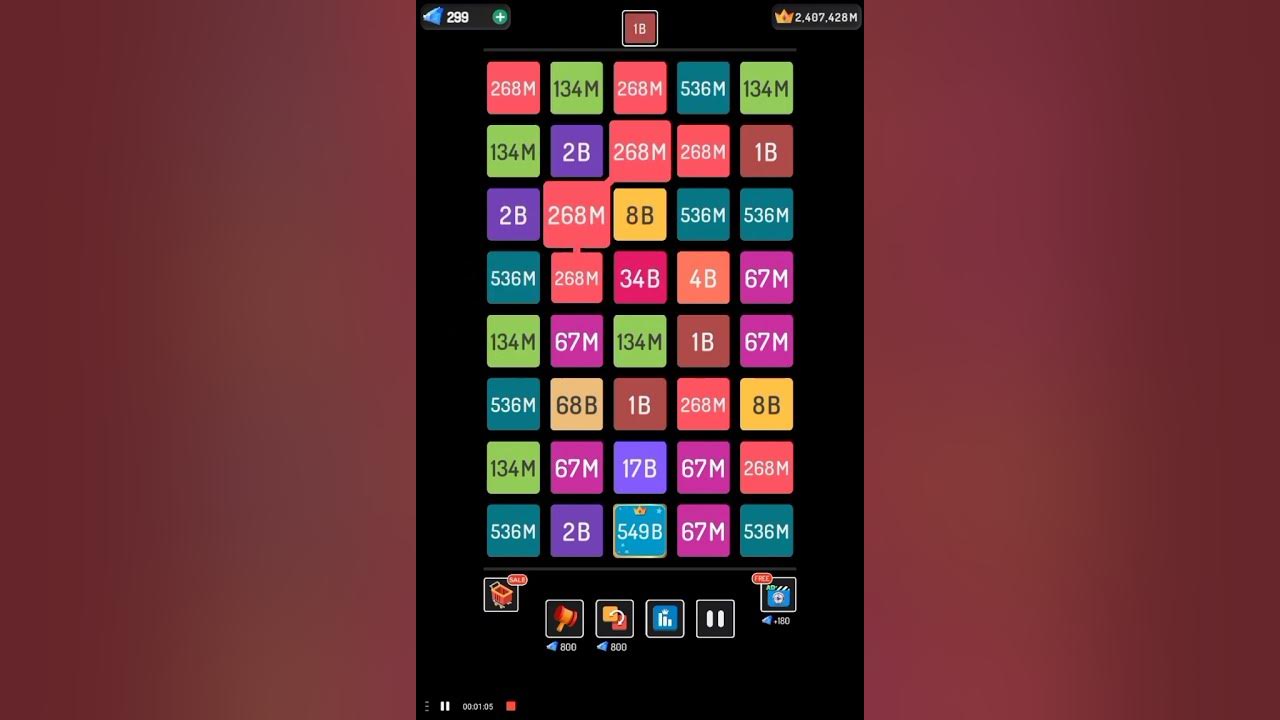2248 number number blocks 2248 puzzle game level 549B to 2a - YouTube