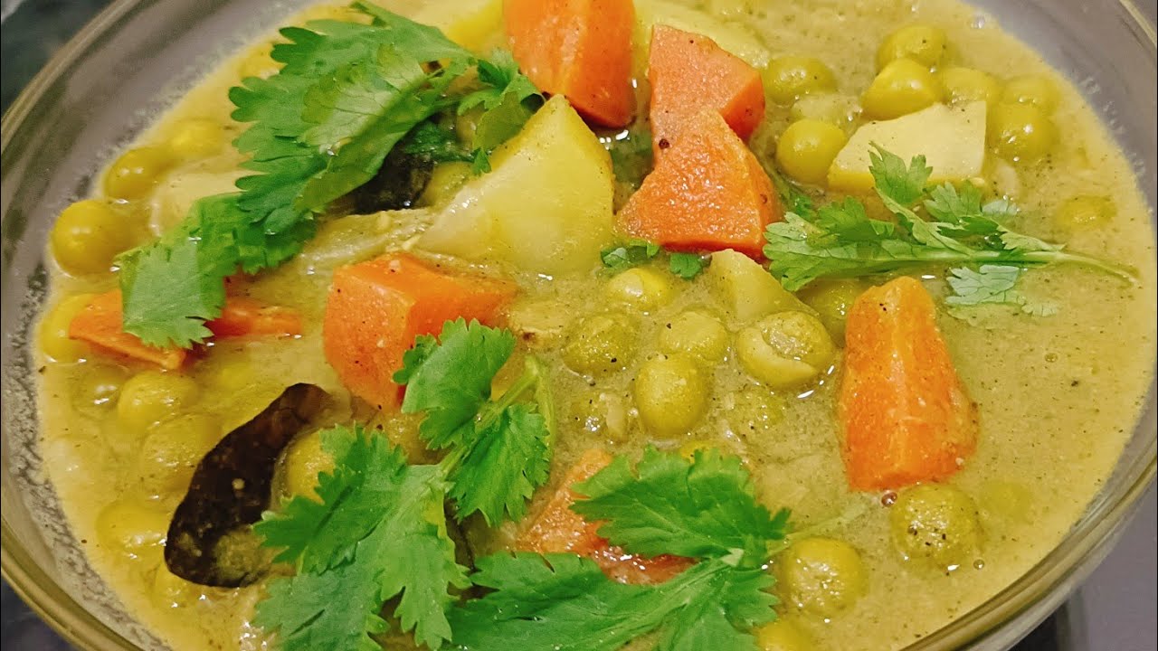 എളുപ്പത്തിൽ രുചികരമായ ഗ്രീൻപീസ് കറി /Green peas curry - YouTube