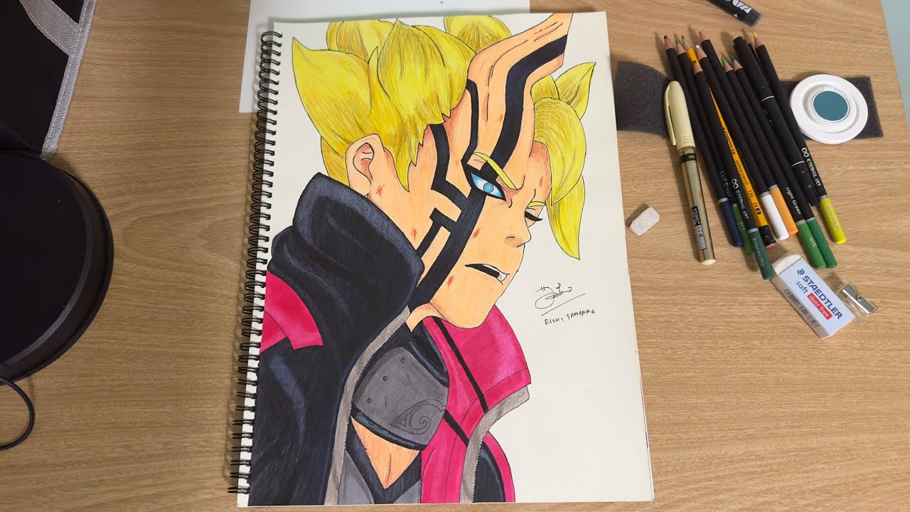 Speed drawing boruto karma mode #boruto #anime #drawing #sketch #art ...