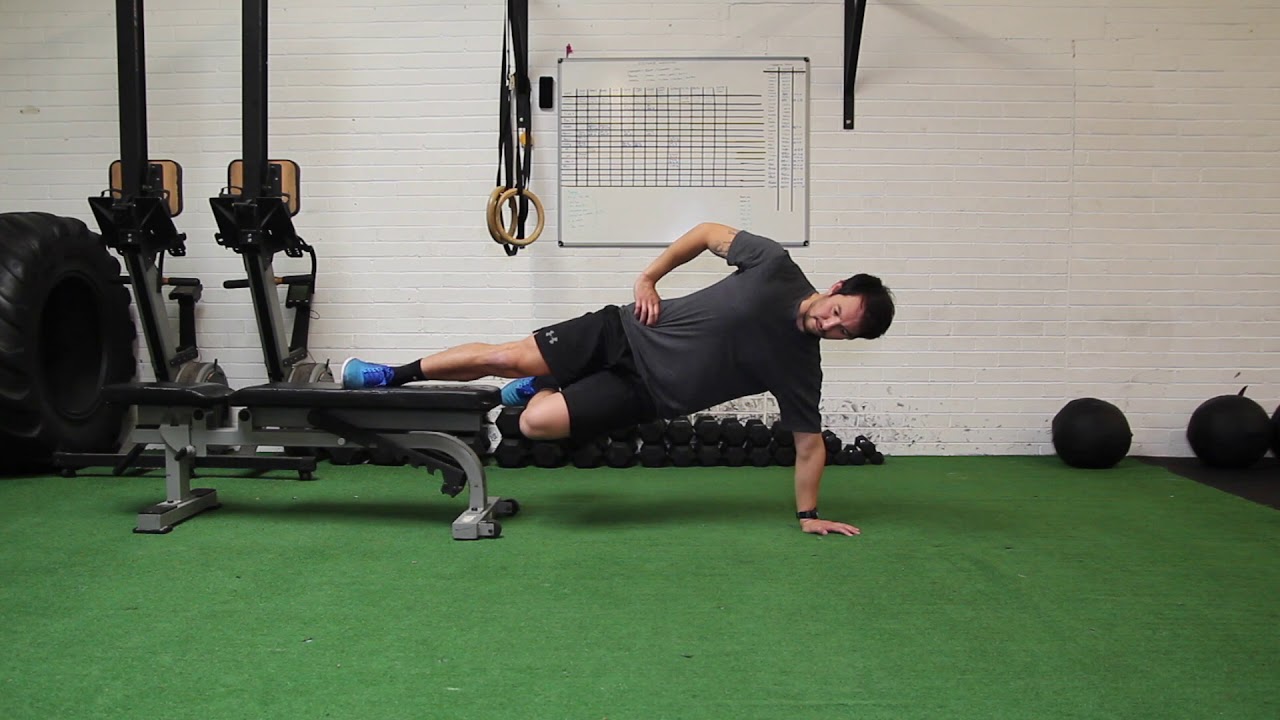 Isometric Copenhagen Adduction Exercise - YouTube
