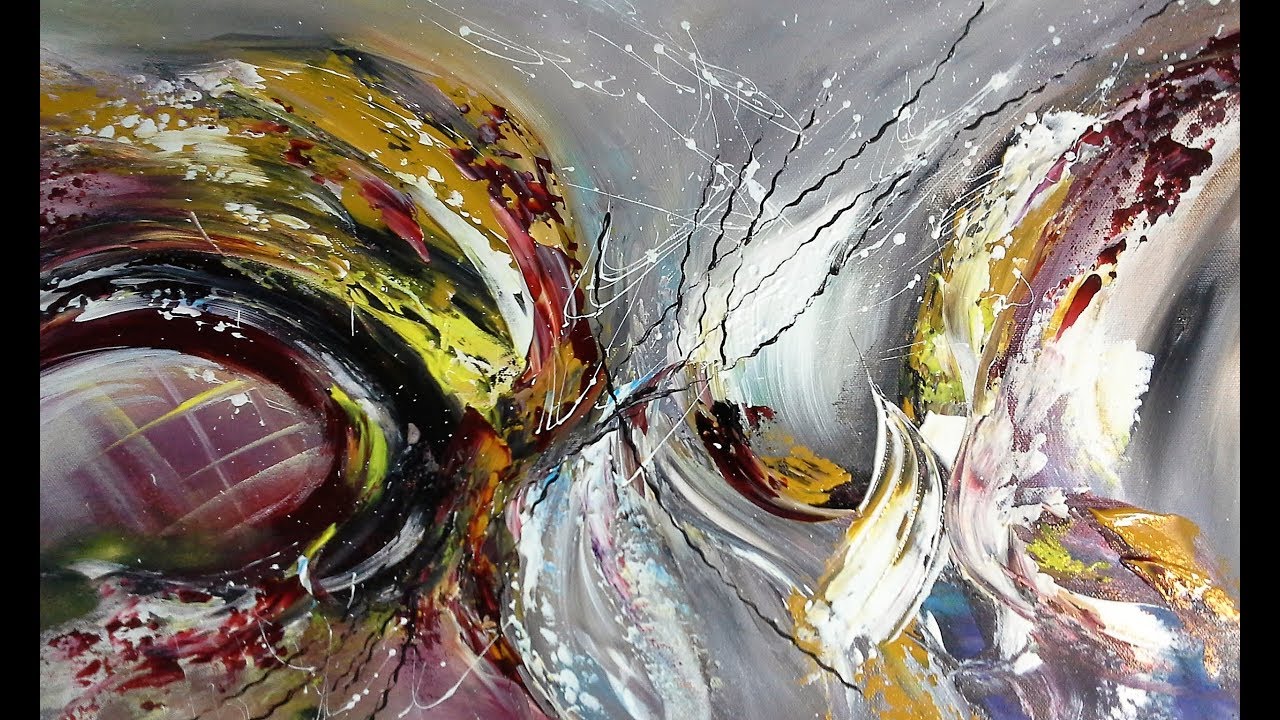 Acrylmalerei-Abstract-Acrylic Painting-Reverie/ V112 - YouTube