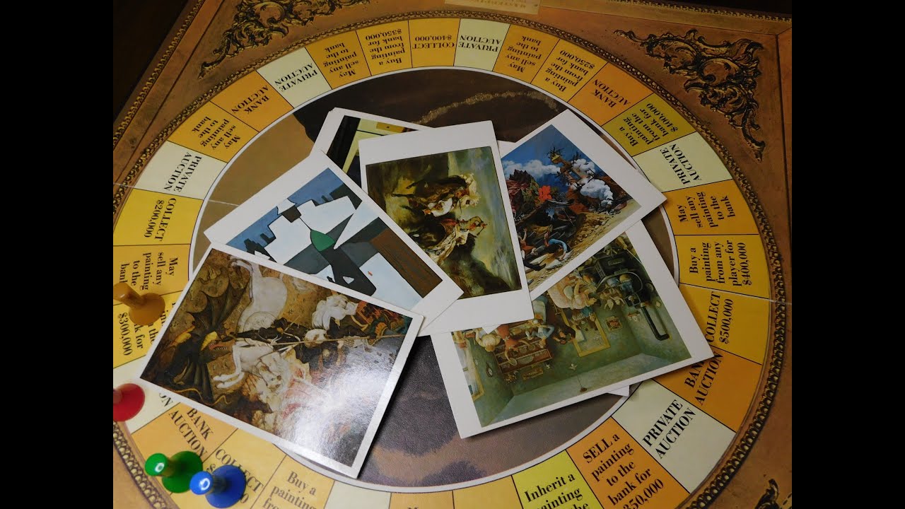 Masterpiece Art board game - YouTube