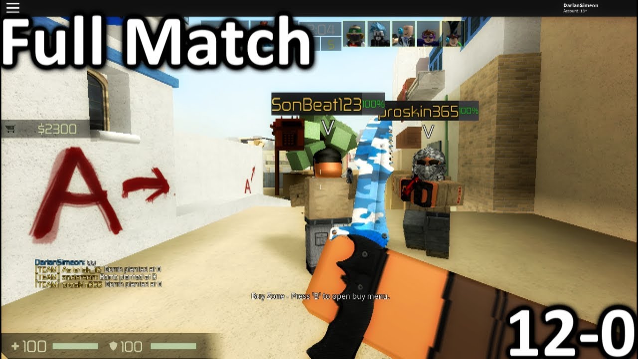 CBRO FULL MATCH | 12-0 | ROBLOX - YouTube