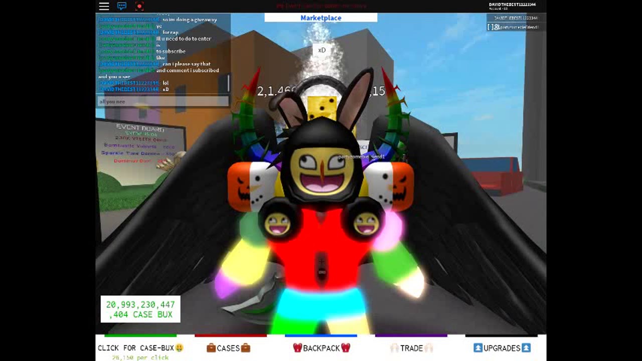 Insane GIveaway on roblox! | Custom Clicker. - YouTube