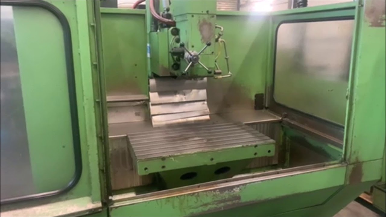 MIKRON WF 32 CH Tool Milling Machine - YouTube
