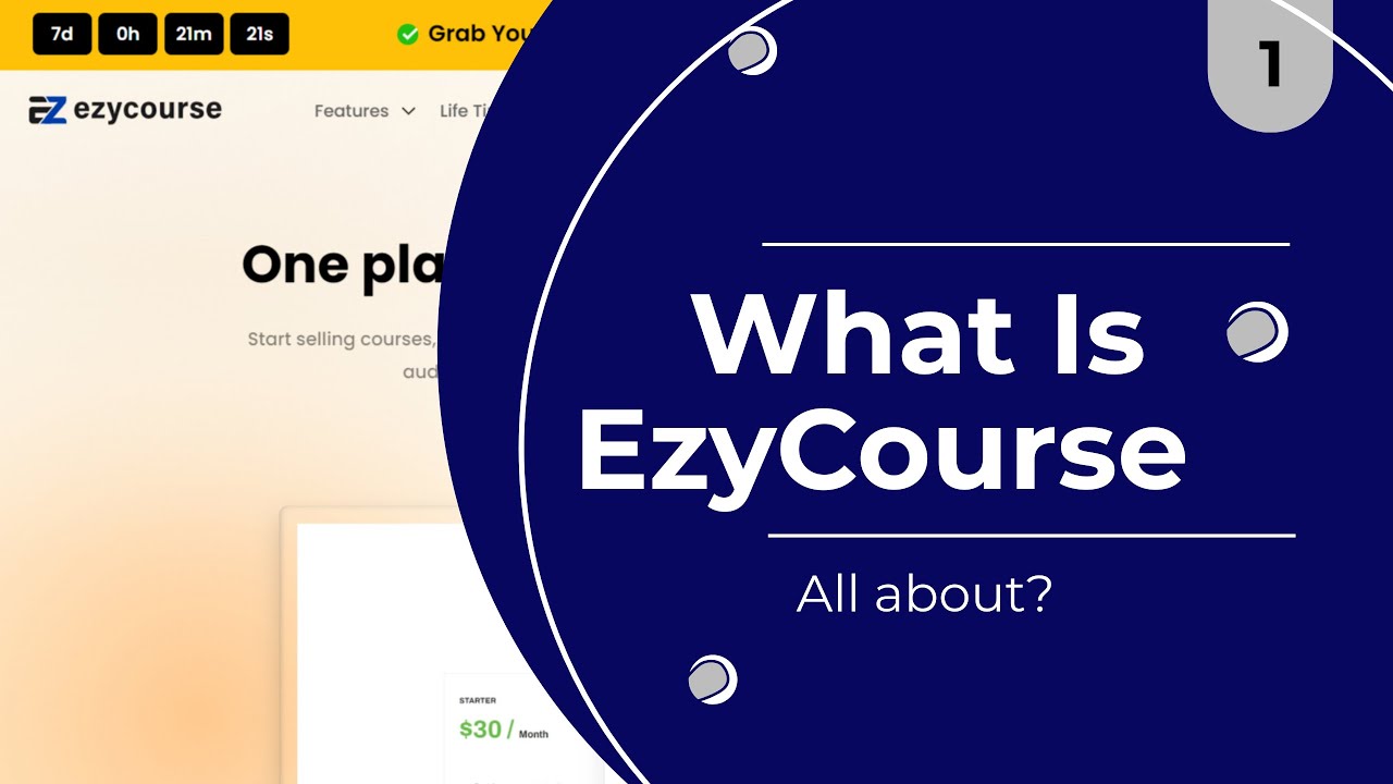 EzyCourse Review & Tutorial | All-in-one Online Course Platform - YouTube
