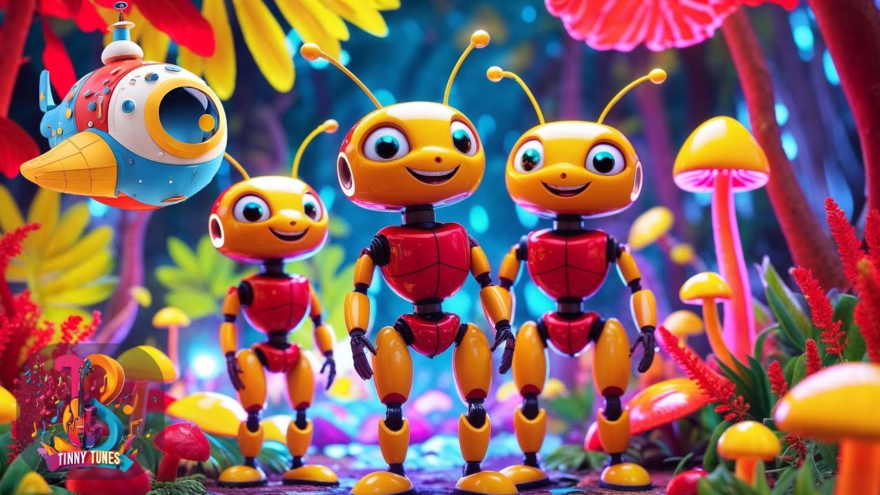 The Ants Go Matching | Robot Ants | Kids Song - YouTube