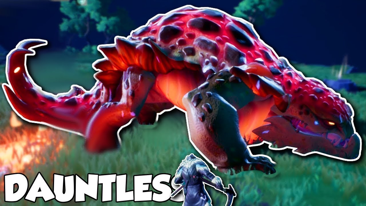 Lets Play Dauntless - Charrogg behemoth Fight (Hammer) - YouTube