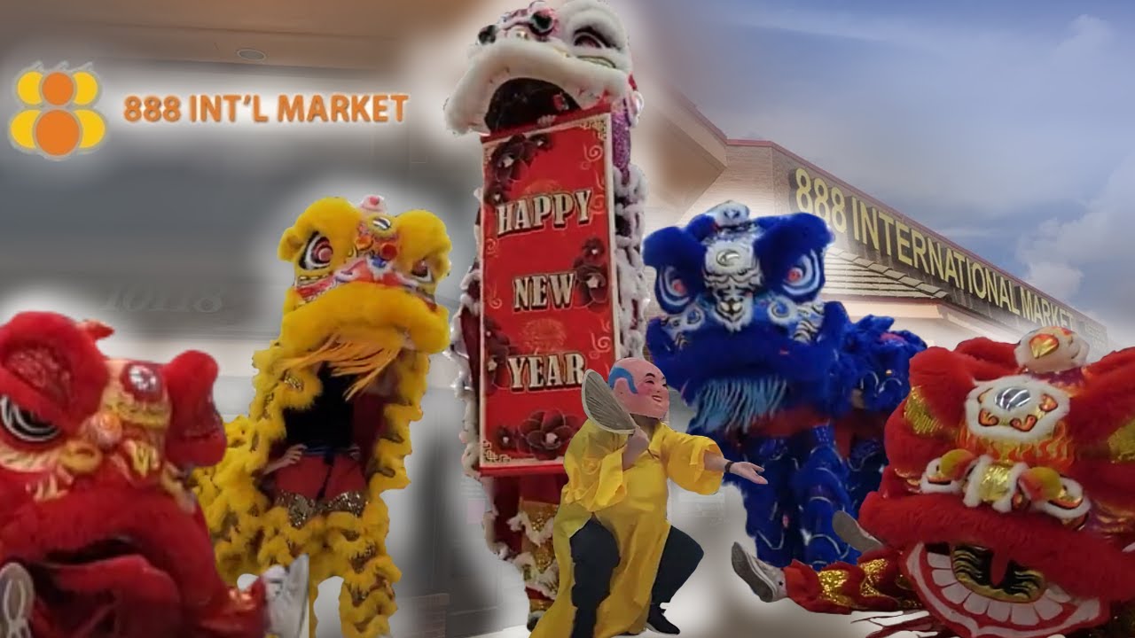 KU Lion Dance - 888 International Market Lunar New Year Performance ...