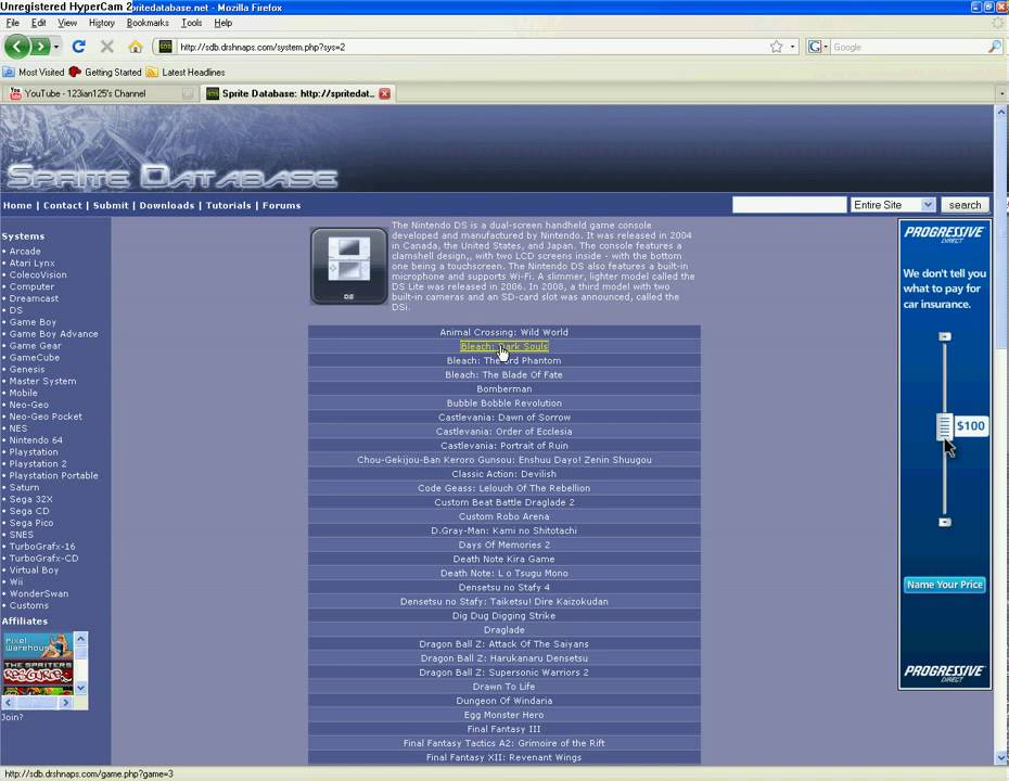 tutorial on a good sprite website - YouTube