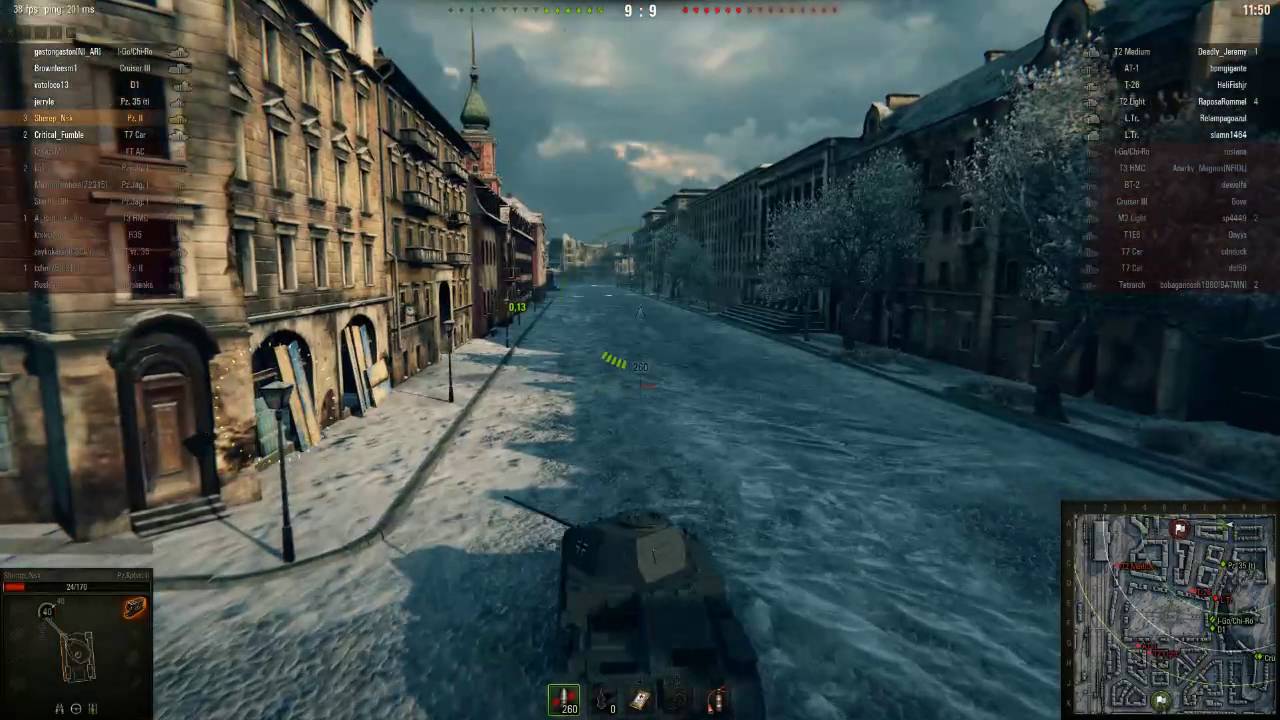 World of Tanks WOT Winter Himmelsdorf - YouTube