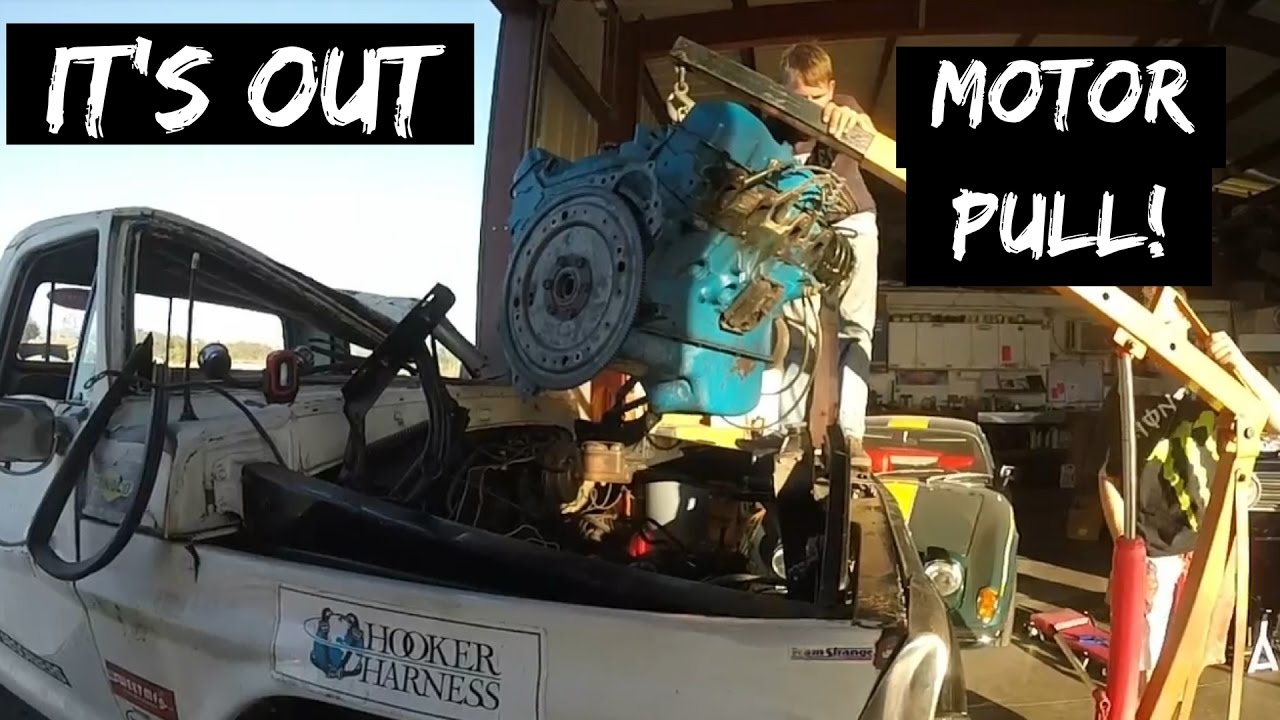 1969 F250 Motor Pull - YouTube