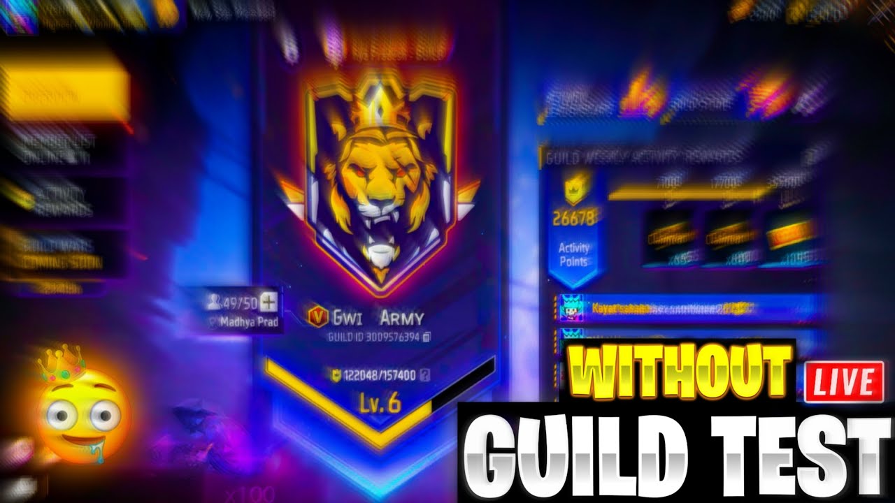GUILD me aajaoo WITHOUT GUILD TEST 🤠 | gaming with idea - YouTube