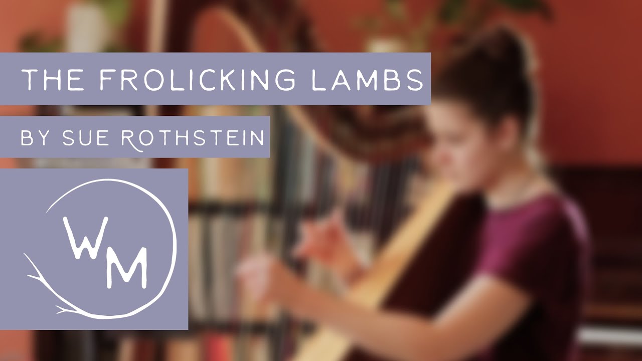 The Frolicking Lambs - Sue Rothstein (Animals on the Harp) - YouTube