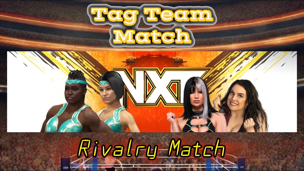 Queen Myrina & Artemis (Amazons) vs Nikki Cross & Blair Davenport Tag ...