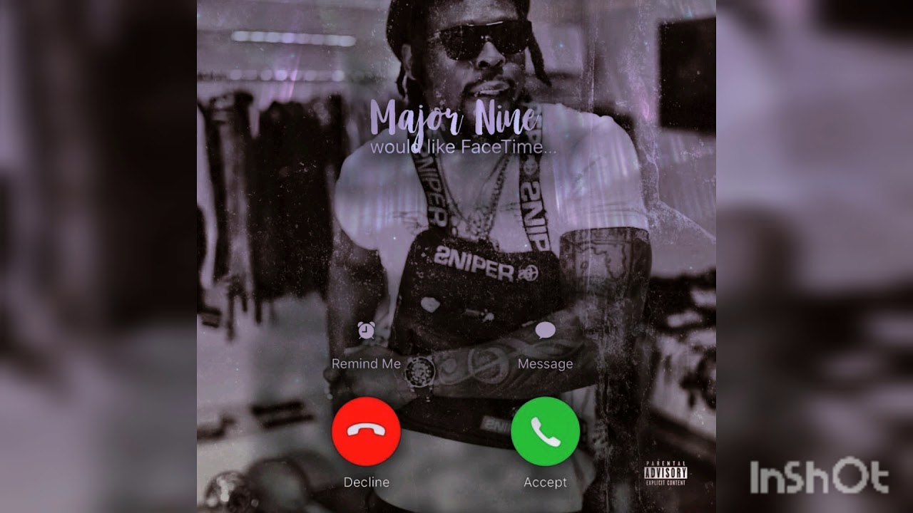 Major Nine - Facetime (SLOWED) - YouTube