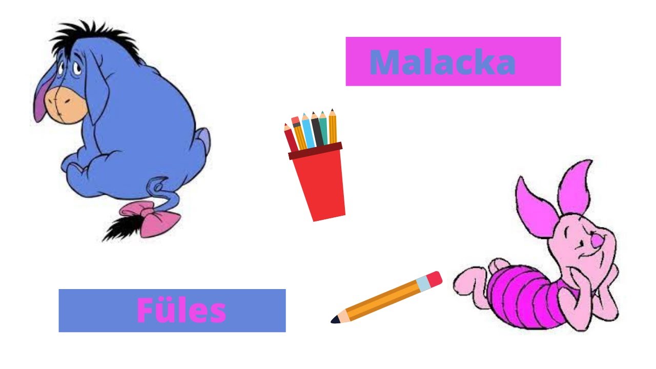 Disney rajzok 2- Malacka és Füles rajz - YouTube