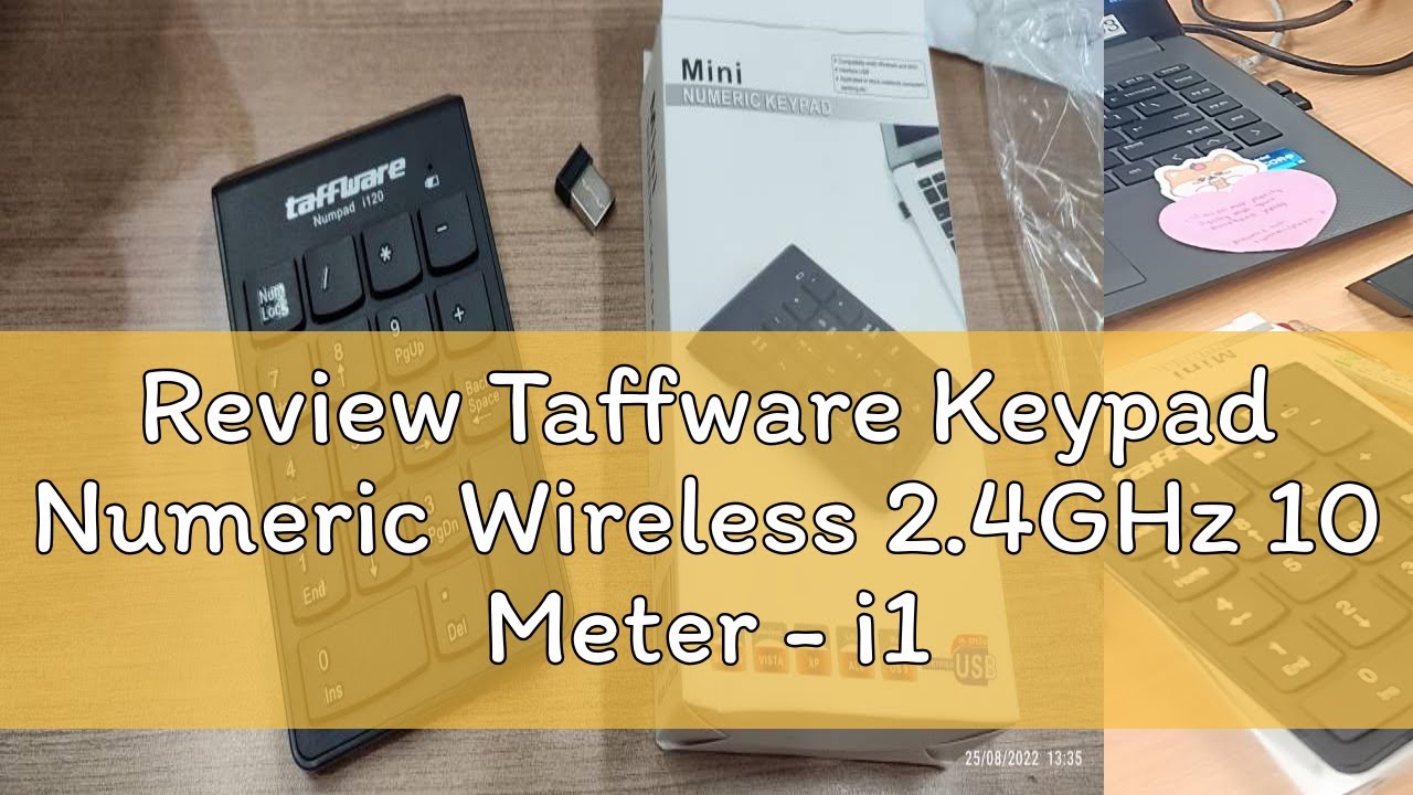 Review Taffware Keypad Numeric Wireless 2.4GHz 10 Meter - i120 - YouTube