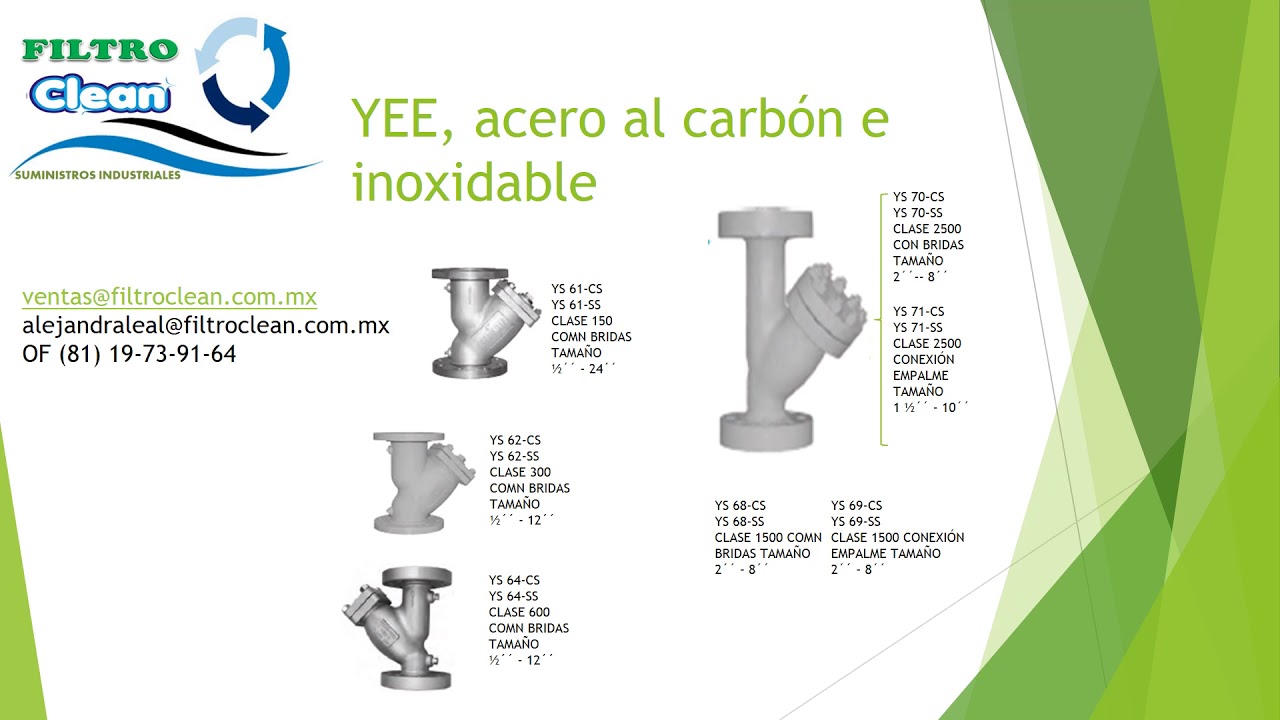 Filtro YEE, Filtro YEE industrial - YouTube