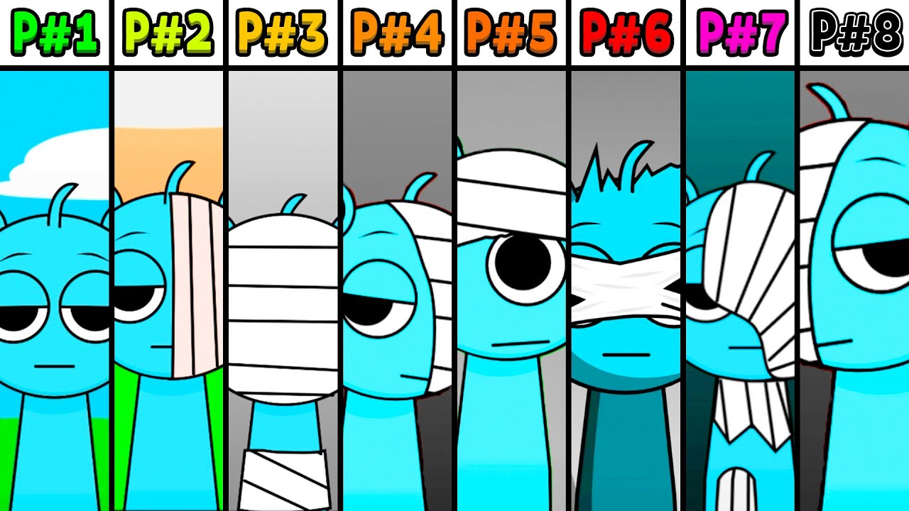 All Phases Of Incredibox Sprunki Alive: From Phase 1 to Phase 8 - YouTube