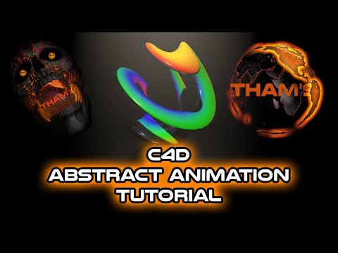 C4D Abstract Animation Tutorial - YouTube
