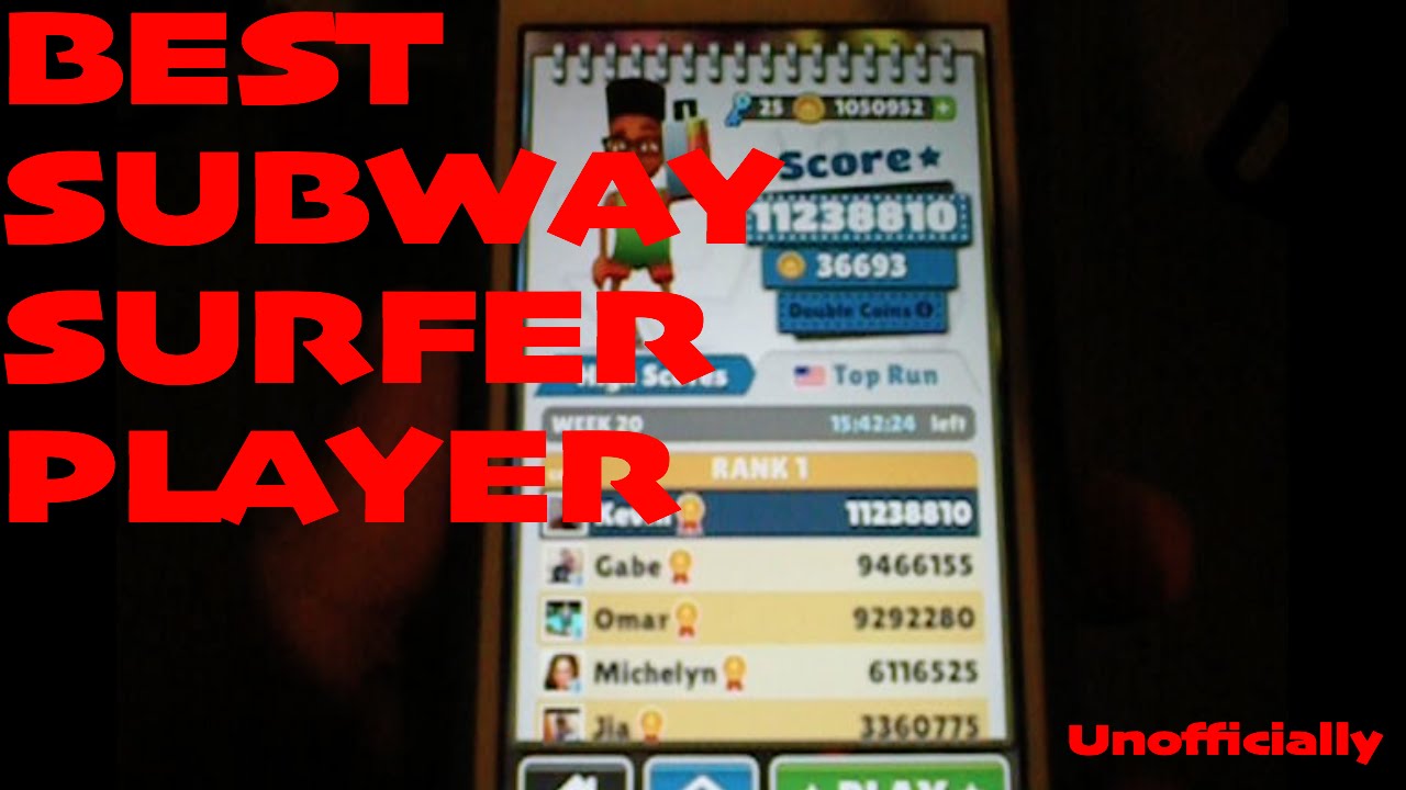 Subway Surfers Top Run Highest Score! - YouTube