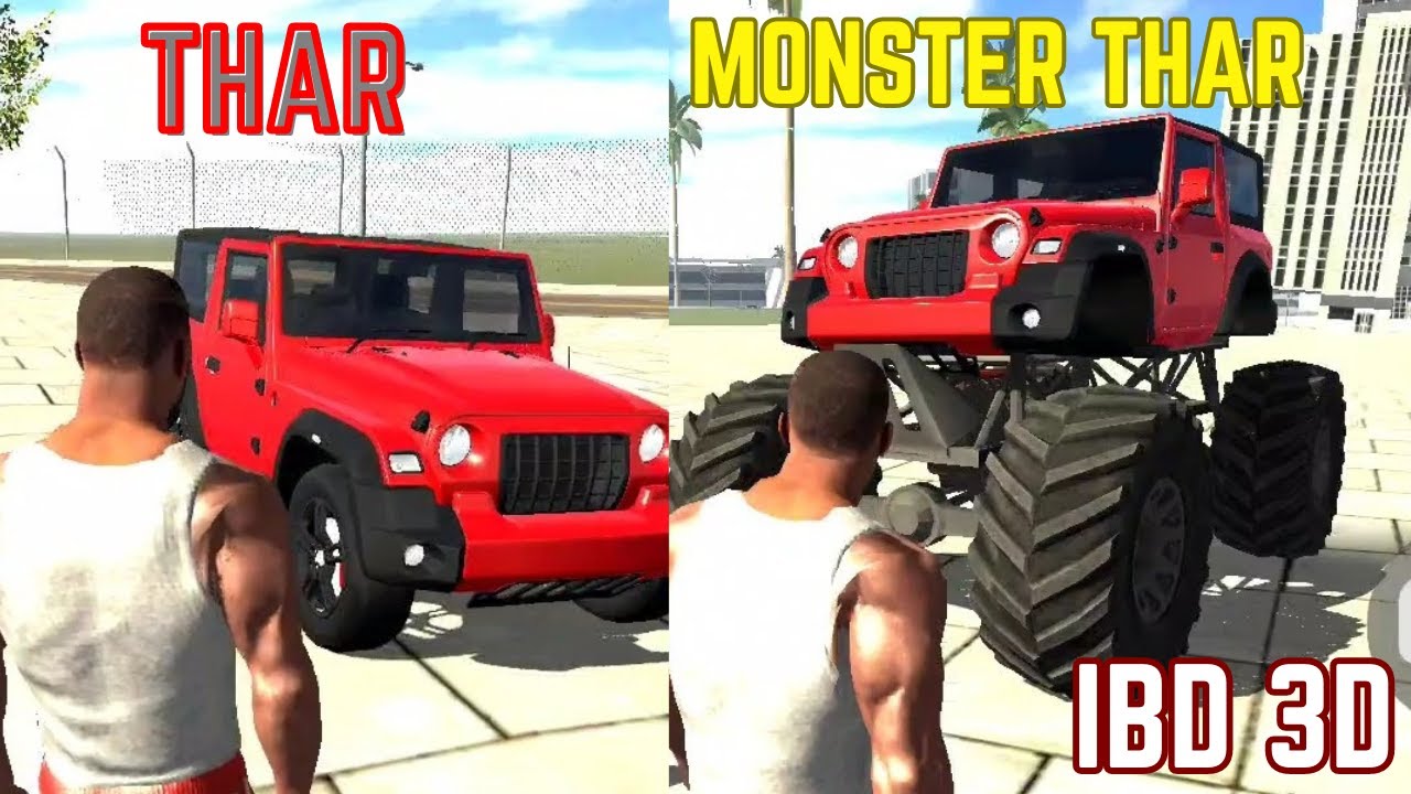 Upgrade Thar to Monster Thar | Story Video | Indian Bikes Driving 3D ...