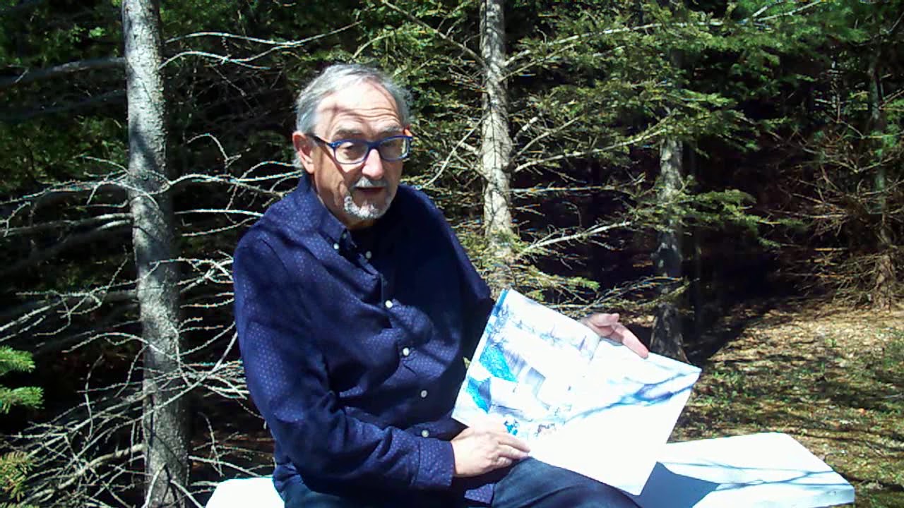 Rev. Keith reading "The Moccasin Goalie" by William Roy Brownridge ...