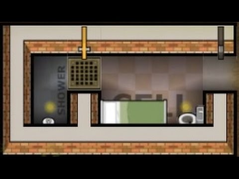 Prison Architect - Cell & Shower In 1! - YouTube