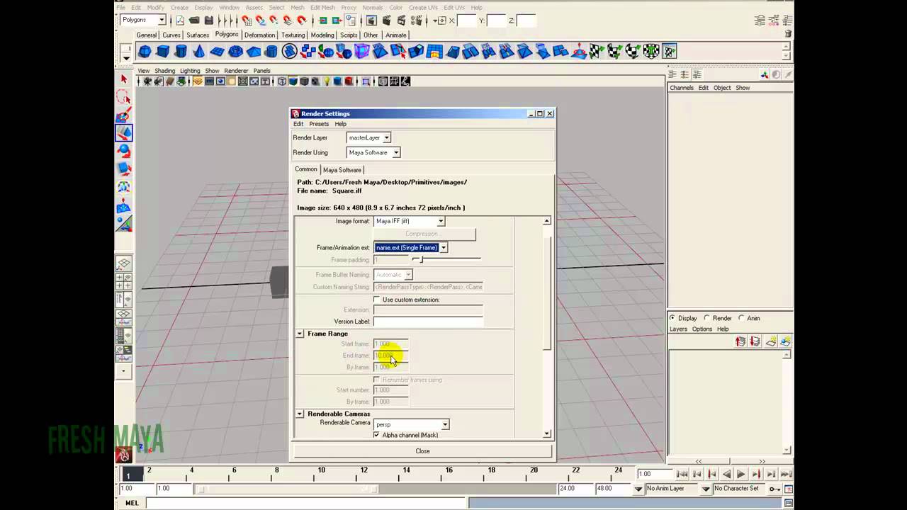 Maya Tutorial: Command Line Rendering (Part 2 of 2) - YouTube
