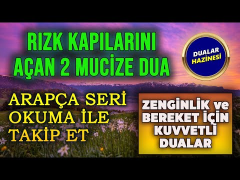 RIZK KAPILARINI AÇAN 2 MUCİZE DUA DİNLE Dualar Hazinesi Özel