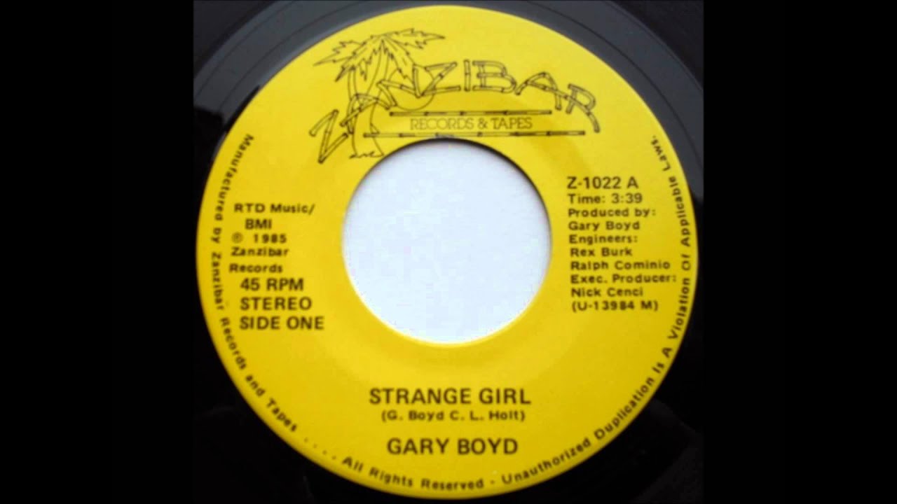 Gary Boyd - Strange girl - YouTube