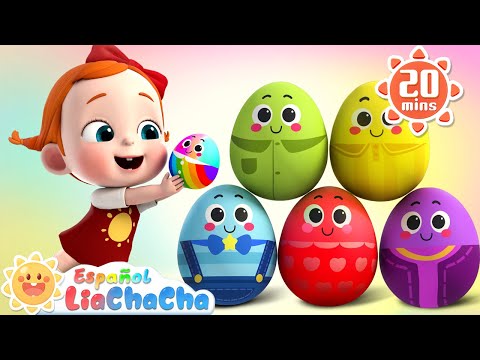 Humpty Dumpty | Huevos Sorpresa de Colores | LiaChaCha en Español - Canciones Infantiles
