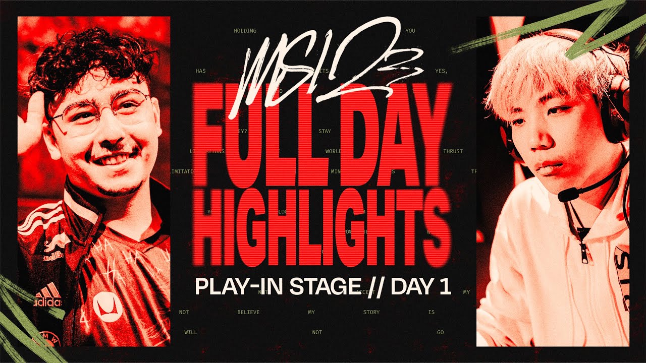 FULL DAY HIGHLIGHTS | Play-In Stage / DAY 1 | MSI 2023 - YouTube