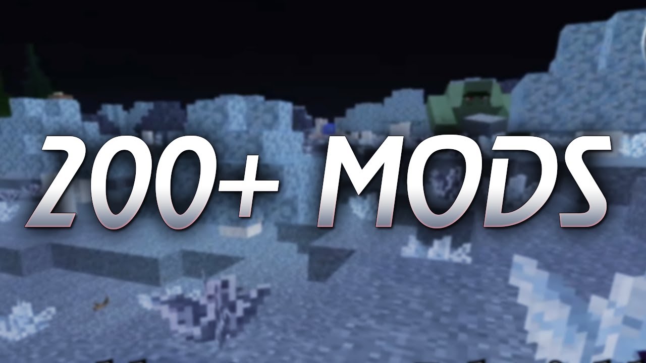 I added over 200 mods to Minecraft - YouTube