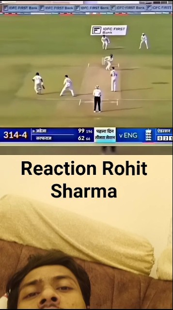 Rohit Sharma reaction cricket #ViralShorts#CollabShorts #indiavsengland ...