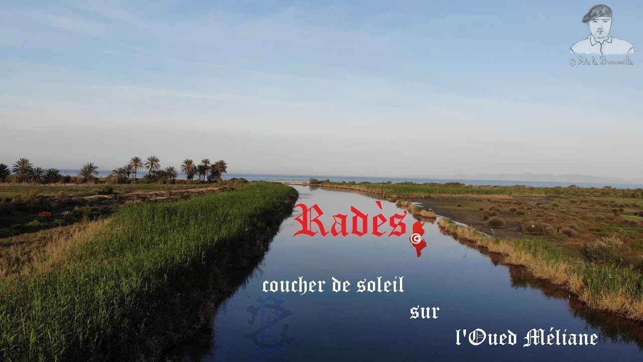 Radès, coucher de soleil sur oued Méliane - YouTube