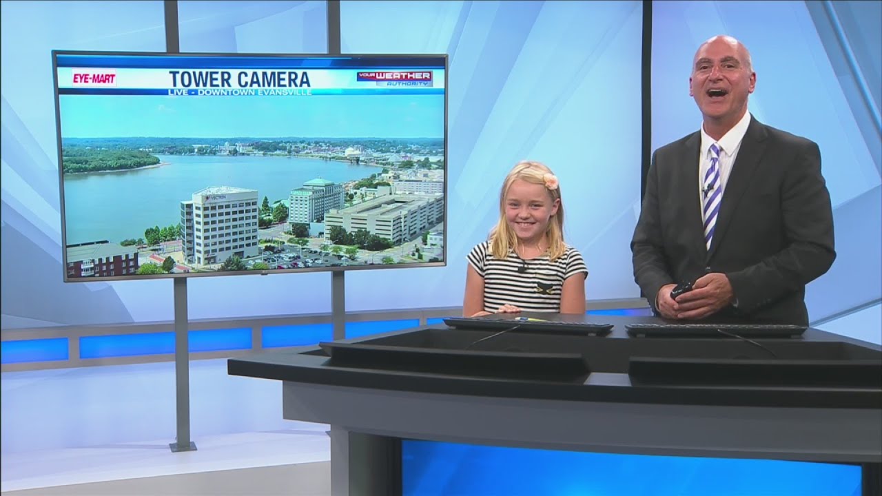 Ron's Monday Forecast with Junior Meteorologist Stella Mahar - YouTube